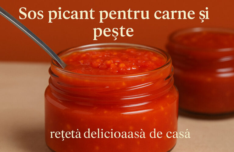Sos picant pentru carne si peste – reteta delicioasa de casa pentru ...
